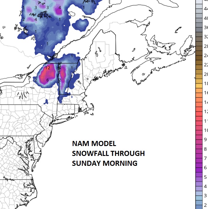 Snowfall Forecasts For Upstate & New England – Weather Updates 24/7 by ...