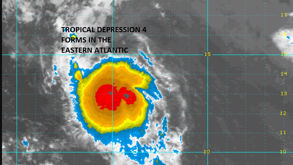 Tropical Depression 4 Forms In The Eastern Atlantic – Weather Updates ...