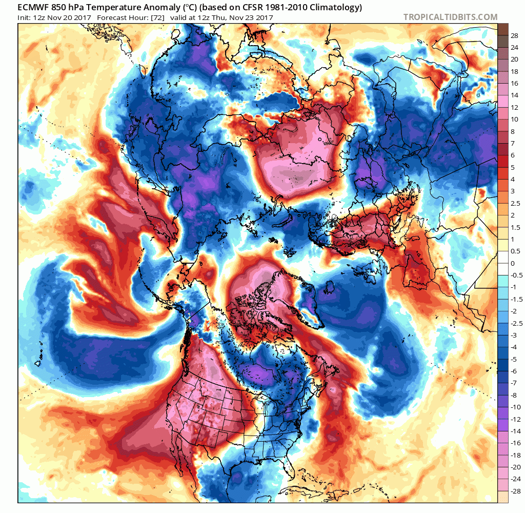 Seasonal Upper Air Pattern Transition Underway – Weather Updates 24/7 ...