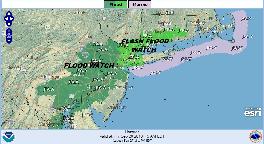Flash Flood Watch Extended Northeastward – Weather Updates 24/7 by ...
