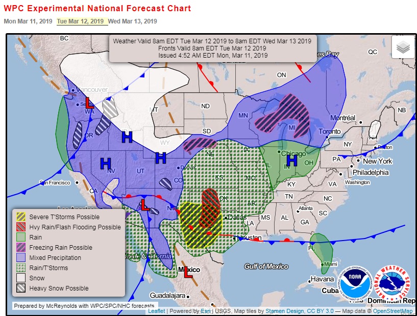 Major Storm Plains Upper Midwest Means Nice Weather Here – Weather ...