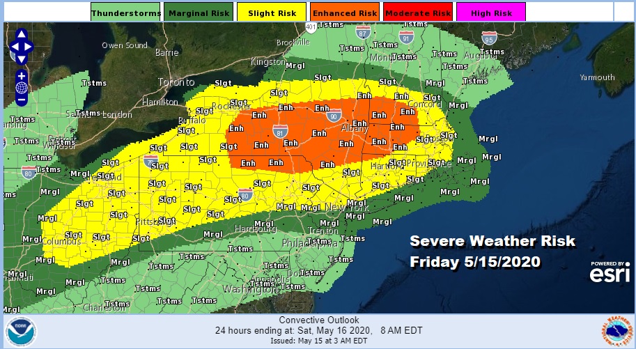 Severe Weather Risk Late Today Tonight Weekend Saturday Better Than ...
