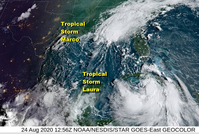Tropical Storm Marco Weakening As It Nears Land – Weather Updates 24/7 ...