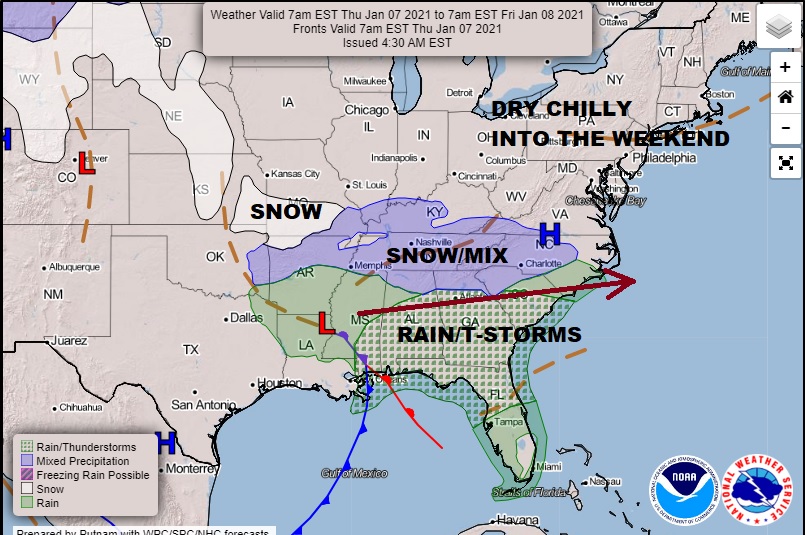 Quiet Chilly Weather Continues Through Weekend Pattern Realigns Next ...
