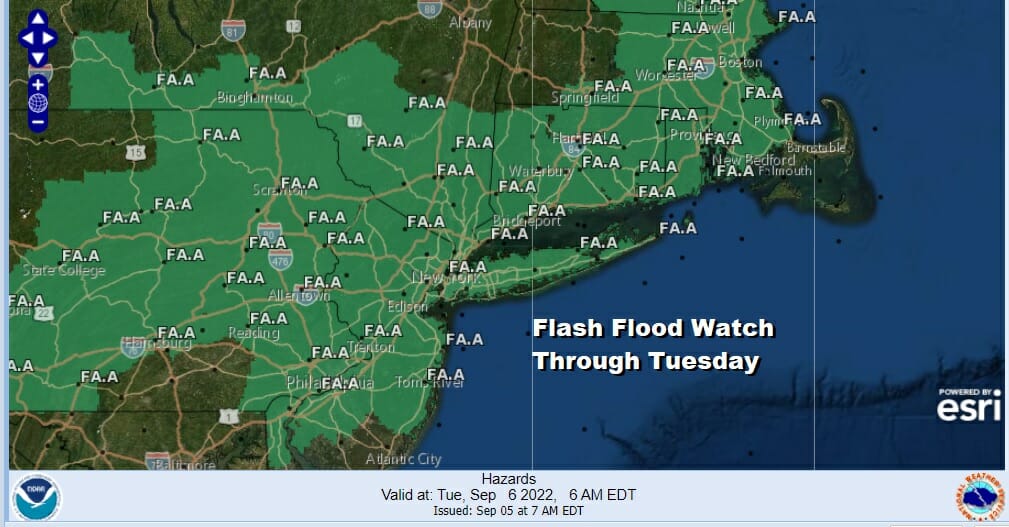 Flash Flood Watch Late Today Through Tuesday At Least Rain Arrives ...