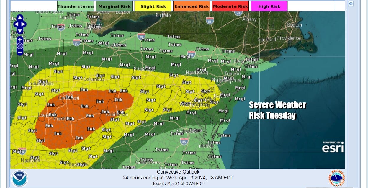 Major Spring Storm high impact event across the US, rain, wind, severe ...