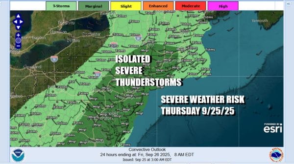 New York's Hudson Valley NYC Long Island severe storms & tornado risk ...