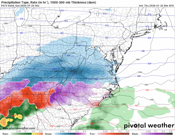 Major winter snow & ice storm risks rise Virginia Maryland Delaware ...